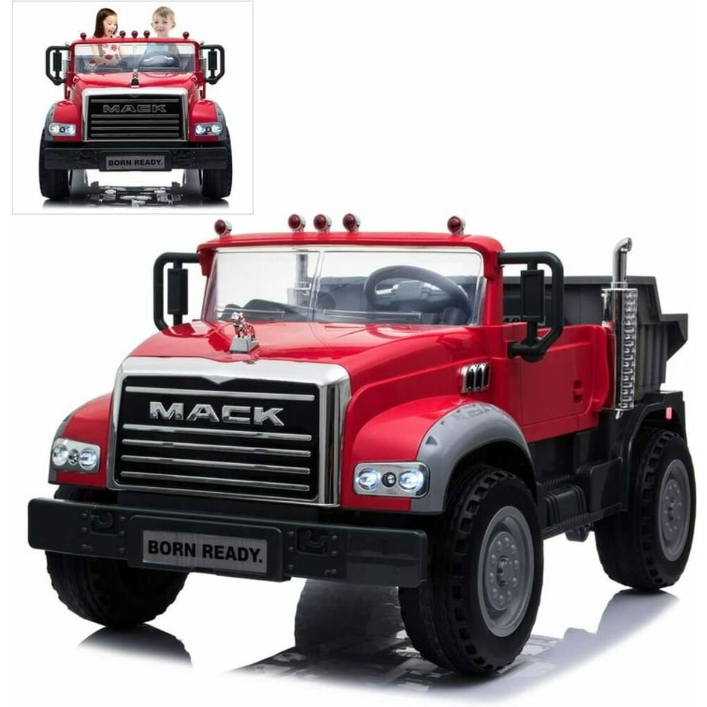CARRO MACK 12V TRUCK ROJO - Diunsa