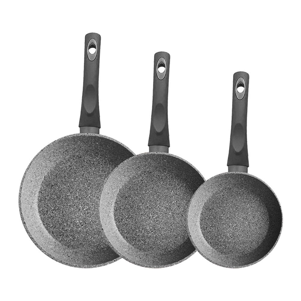 JUEGO DE FRIDERAS 20/24/28CM C/GRIS 3PCS - Diunsa